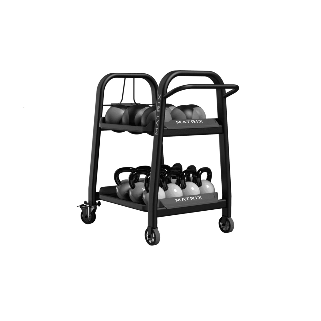 Matrix Connexus 2-shelf Storage Cart - Fitness-Index